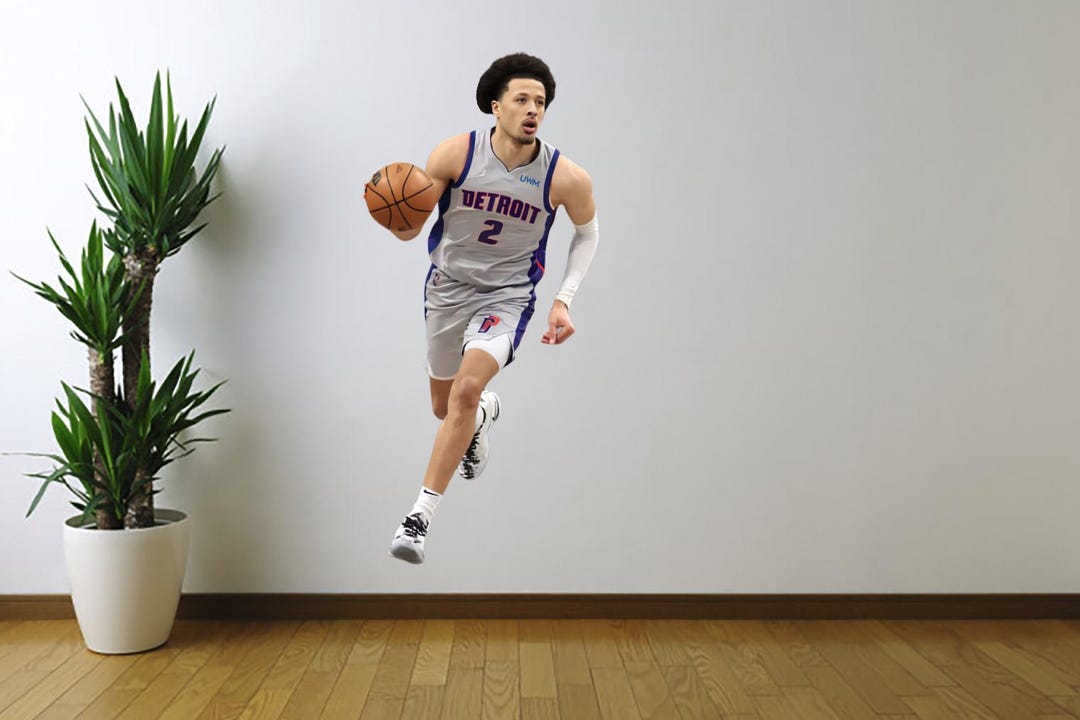 Cade Cunningham Basketball Player Wall Decal – Life-size Cutout ...