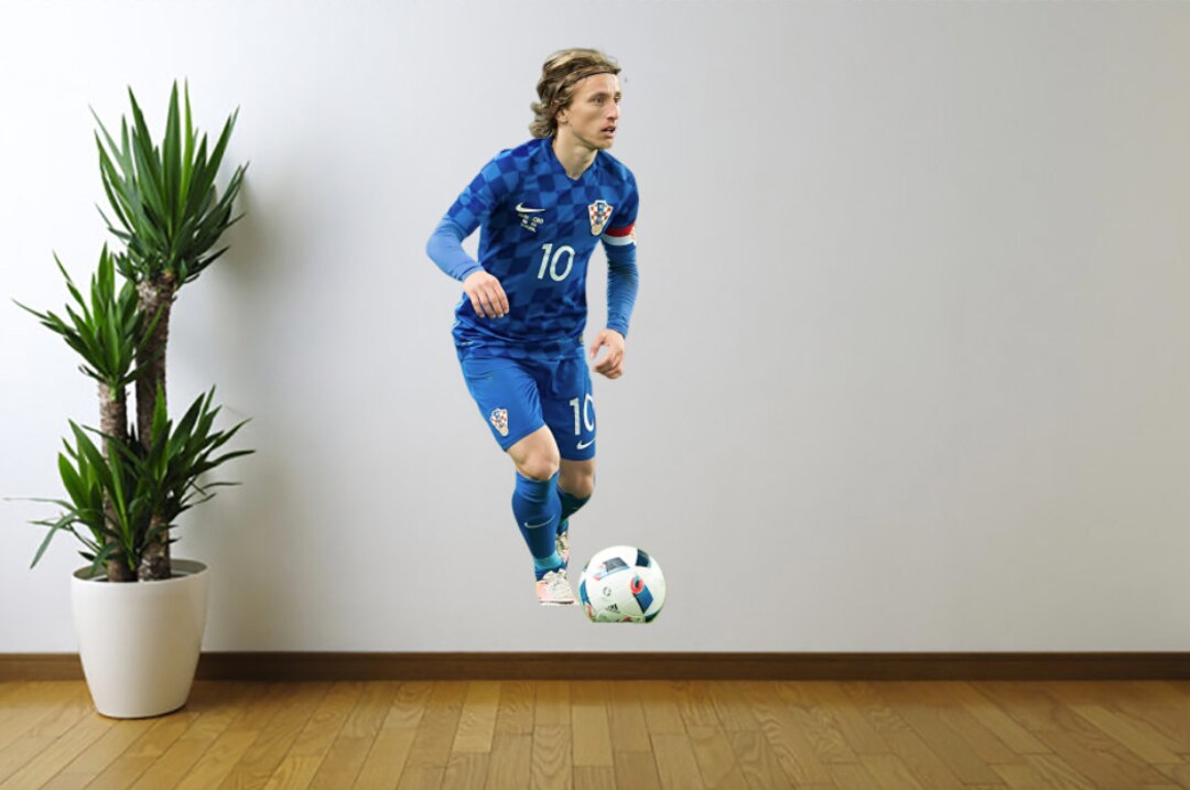 Luka Modric, Croatia, Soccer, Futbol Fathead Style Wall Decal Sticker ...