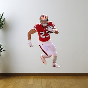 Christian Mccaffrey Wall Sticker, 49ers Football Decal, Football ...