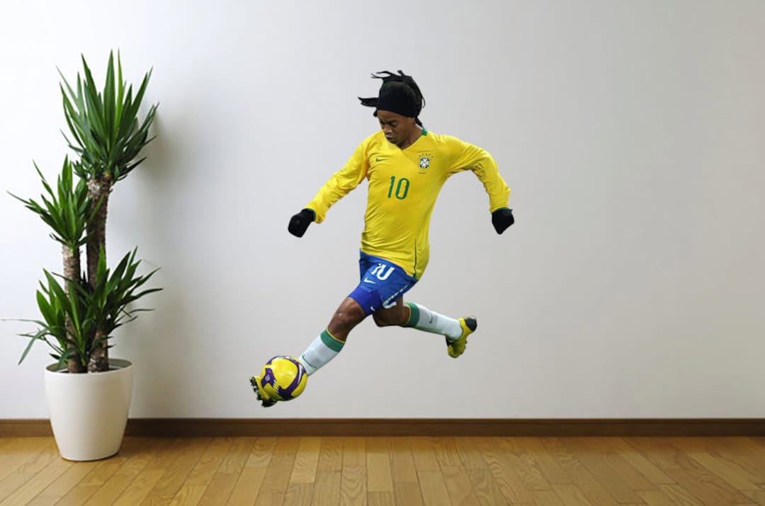 Ronaldinho, Brazil, Soccer, Futbol Fathead Style Wall Decal Sticker - Etsy