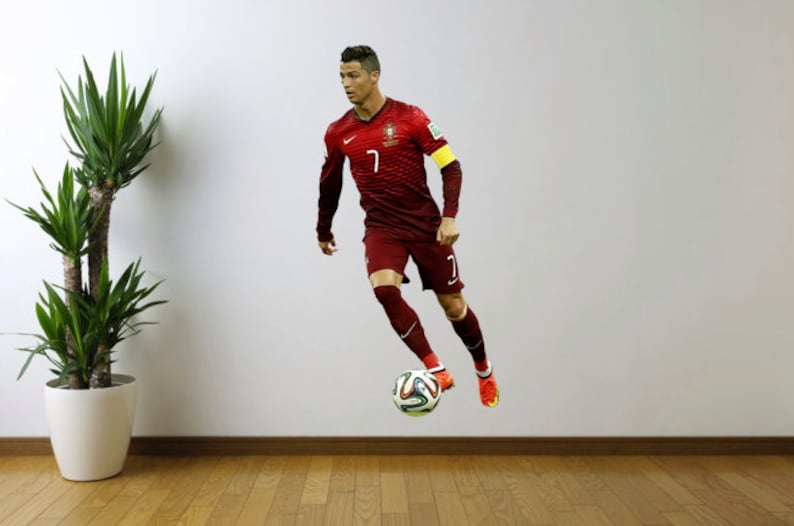 Cristiano Ronaldo, Portugal, Soccer, Futbol Fathead Style Wall Decal ...