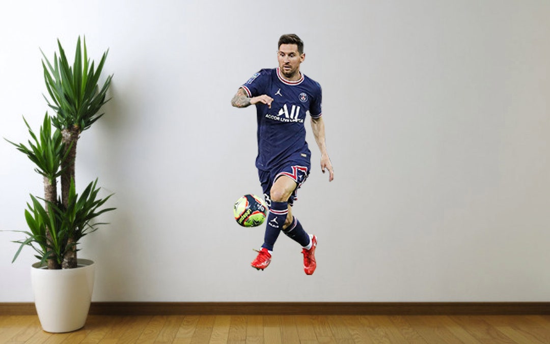 Lionel Messi, PSG, Paris Saint-germain, Soccer, Futbol Fathead Style ...