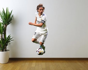Luka Modric, Croatia, Soccer, Futbol Fathead Style Wall Decal Sticker ...