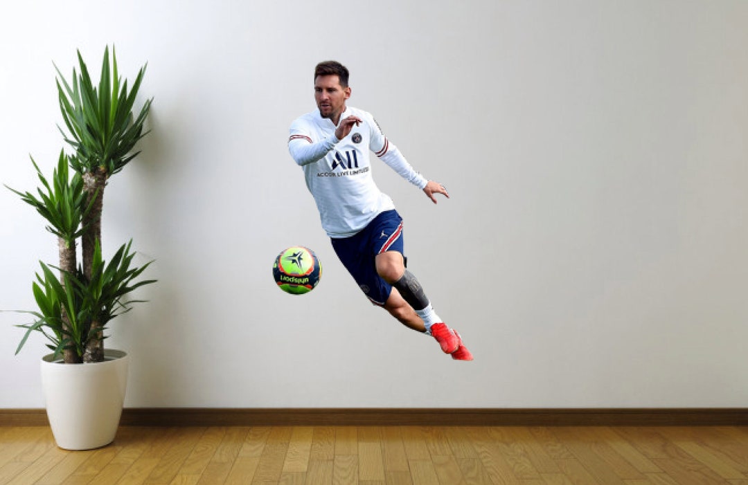 Lionel Messi, PSG, Paris Saint-germain, Soccer, Futbol Fathead Style ...