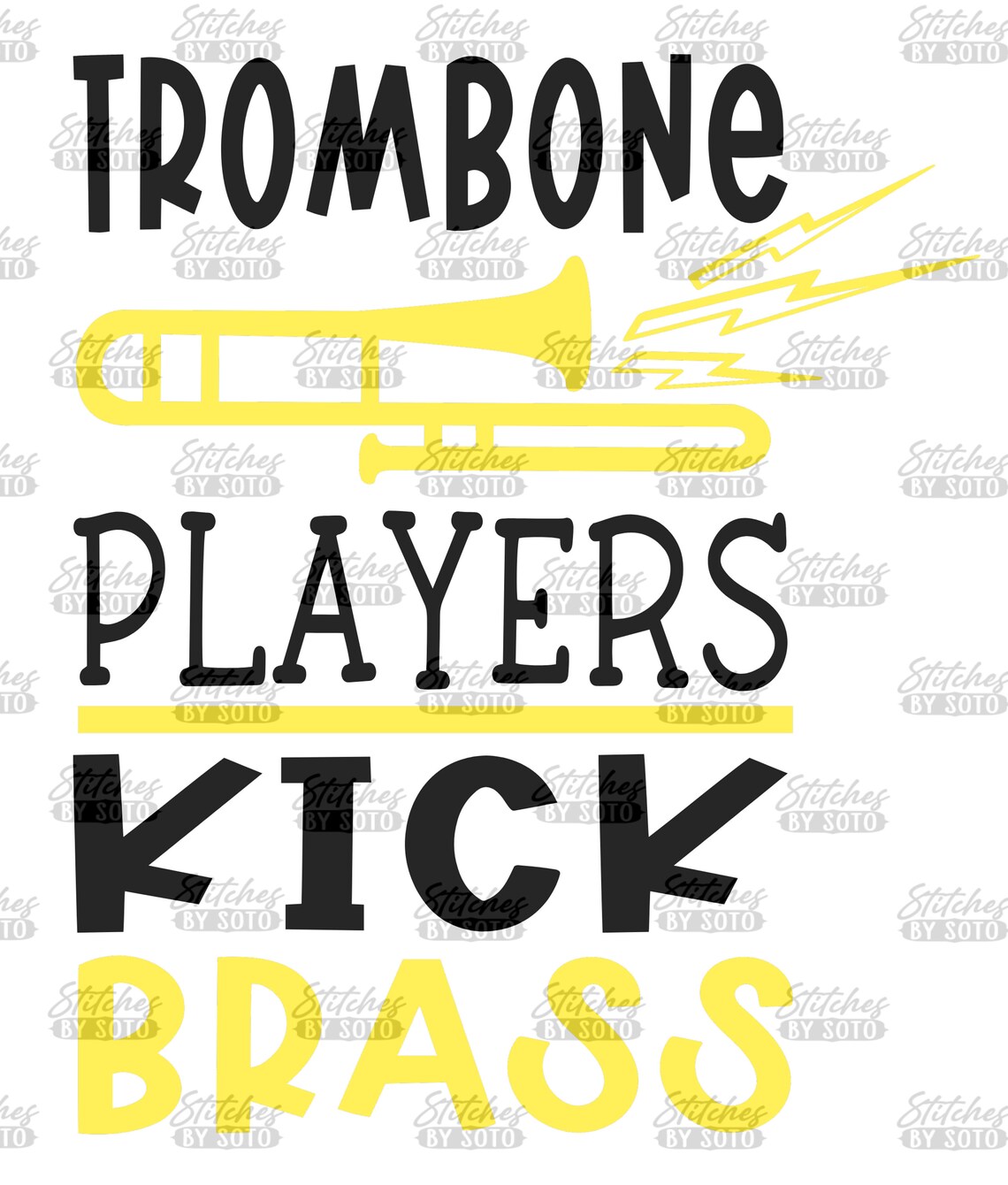 Digital Download, Trombone Players Kick Brass, Instrument Humor, Band ...