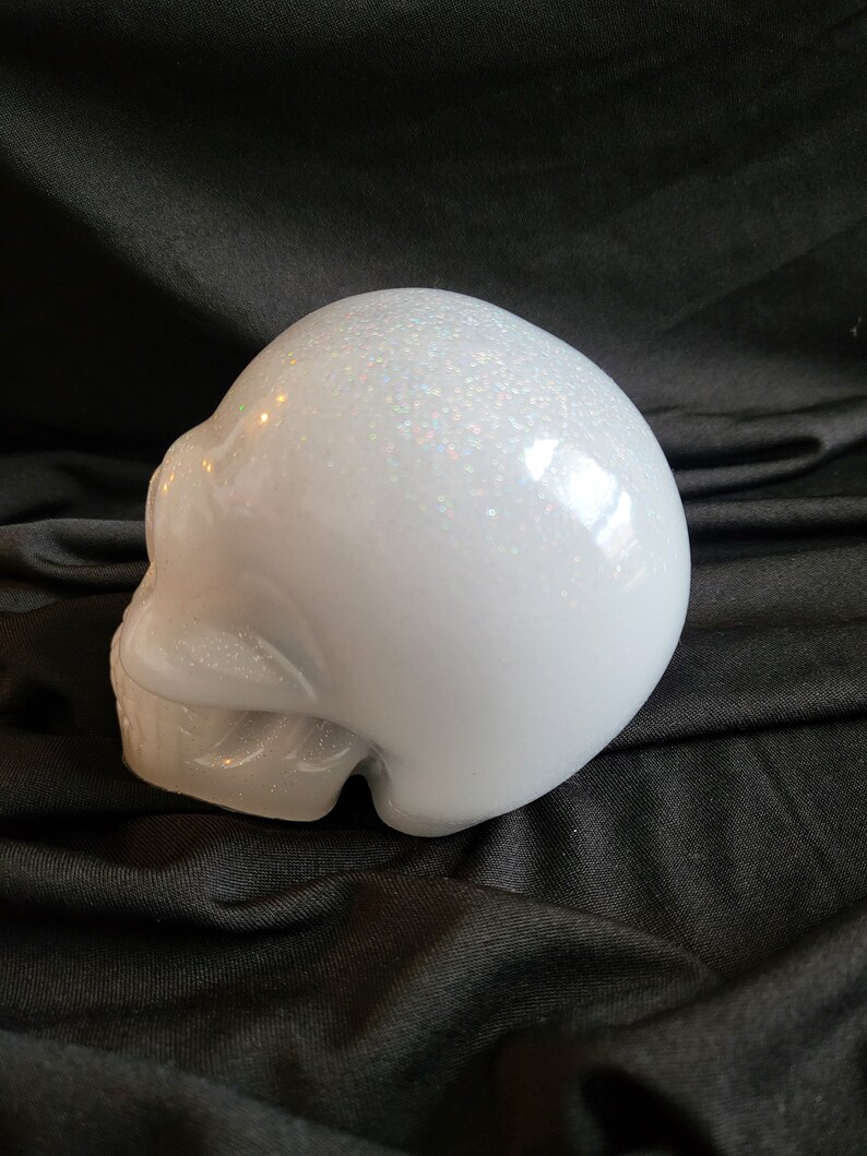 Epoxy Skulls, Paper Weight, Desk Art, Home Decor, Halloween - Etsy