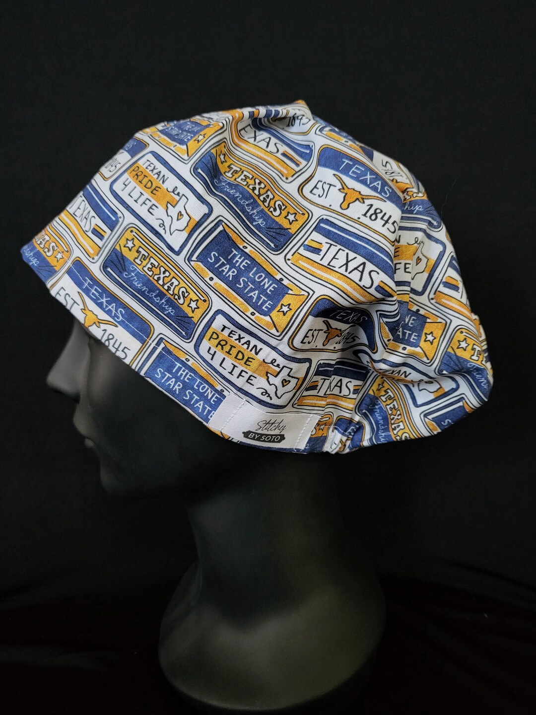 Scrub Cap Texas Friendship TX Lone Star State Big Blue - Etsy