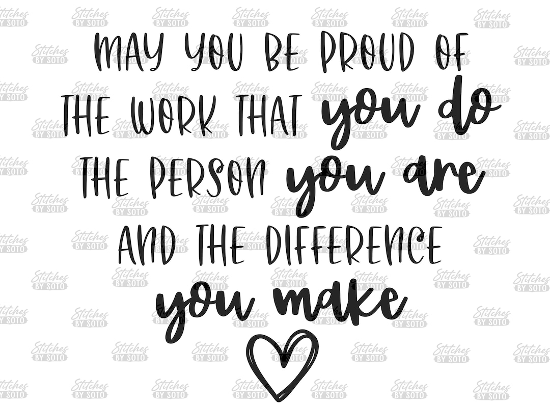 Digital Download, Be Proud, Hard Worker, You Are, You Do, You Make - Etsy