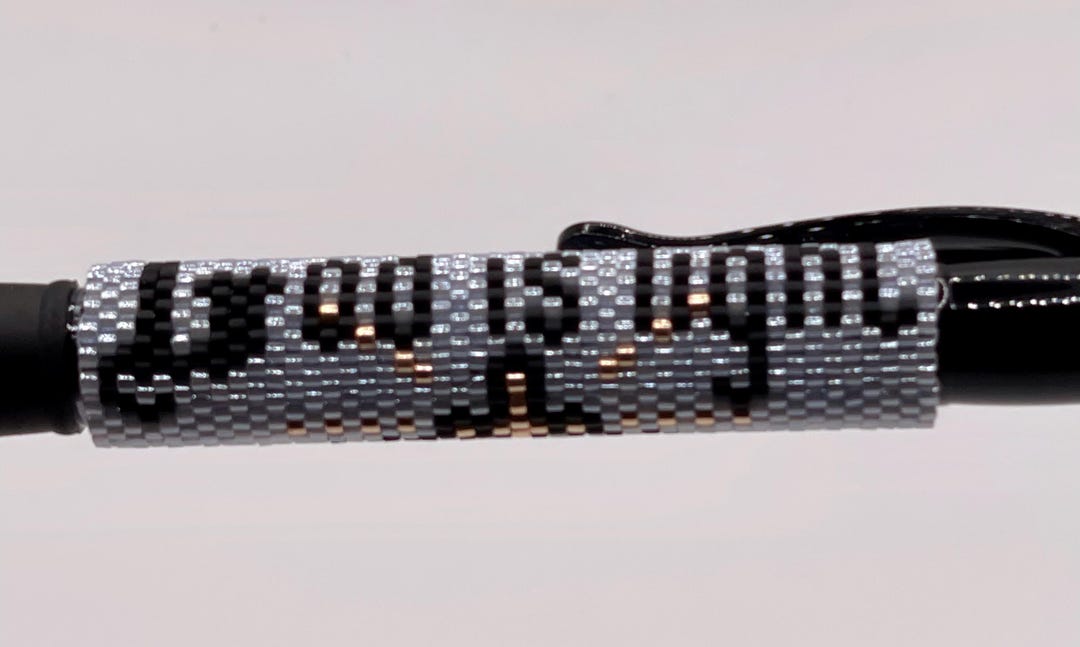 Pens, Artisan Beaded Pen God is Light Handmade Beadwork Bead Covered ...