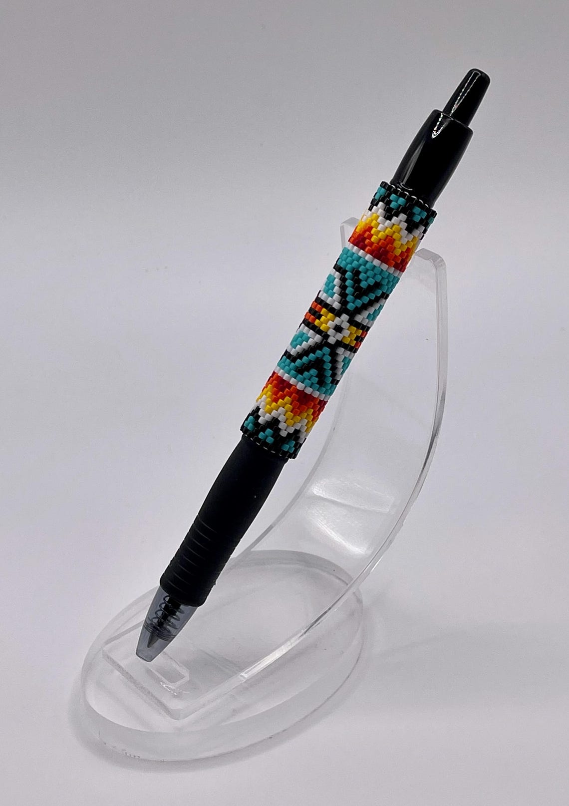 Beaded Pen: Handmade Beading, Native American Inspired, Style D - Etsy