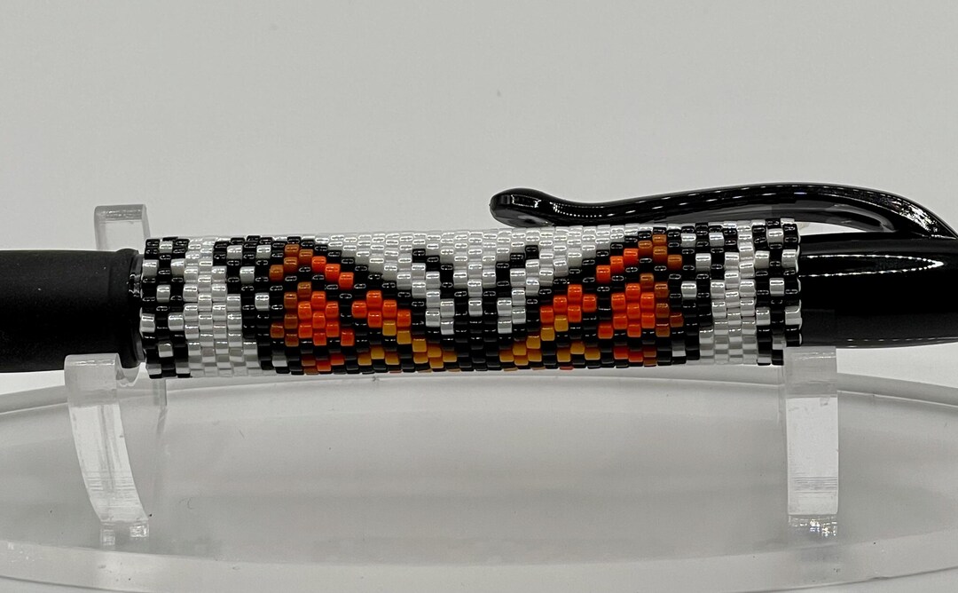 Custom Beaded Pen MONARCH BUTTERFLY Handmade Bead Art Gift - Etsy