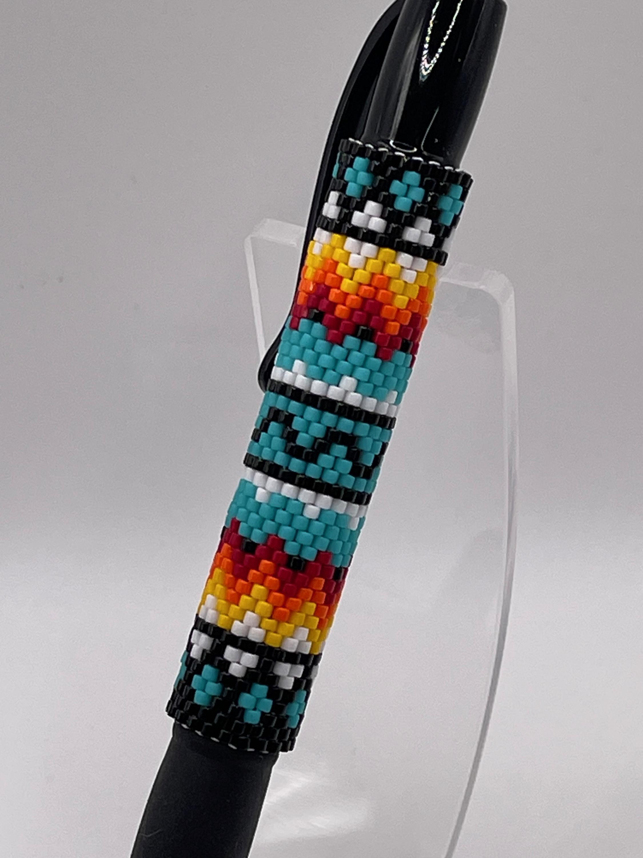 Decorative Beaded Pen: Native American Inspired Style F, Handmade ...