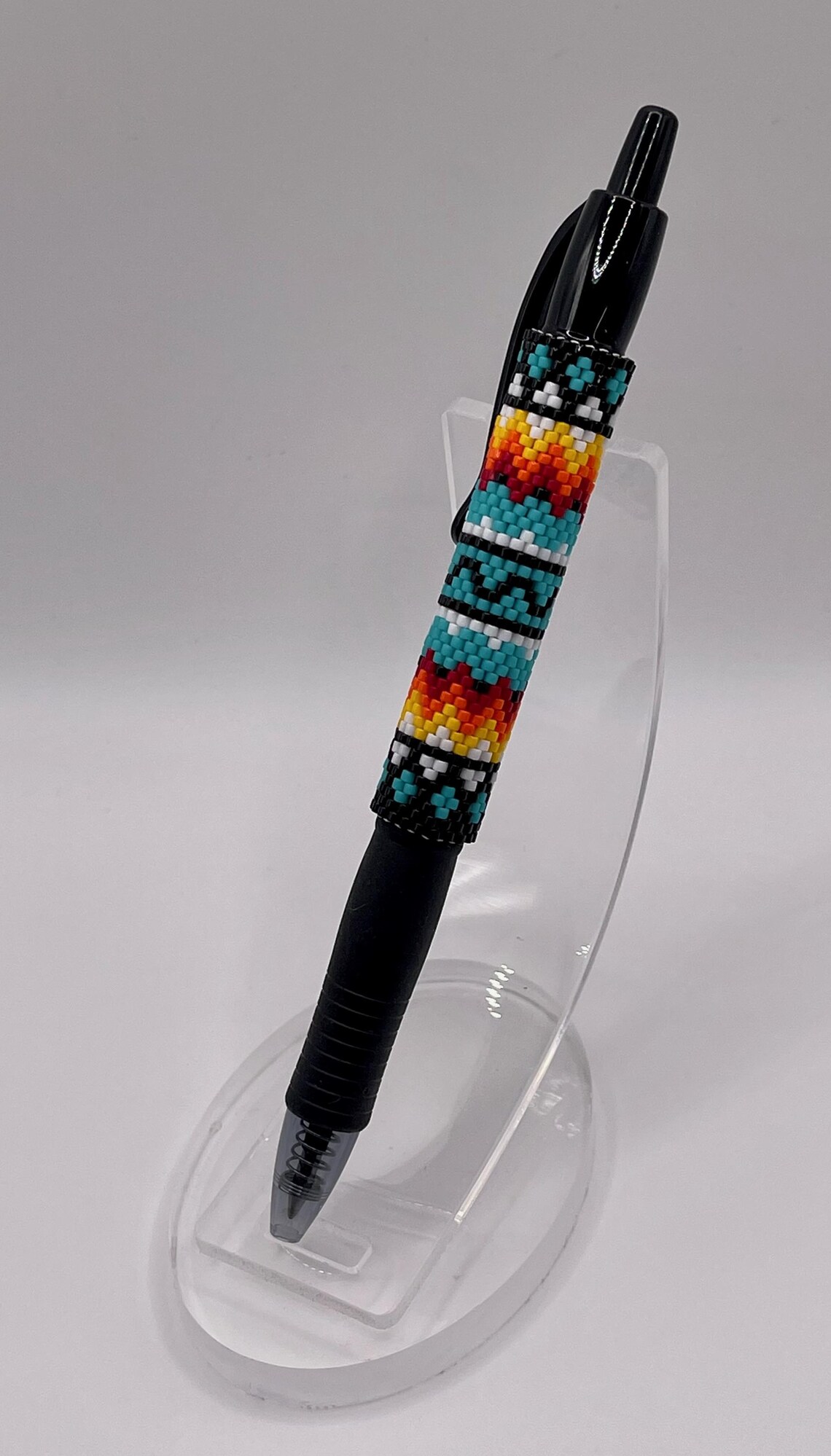 Decorative Beaded Pen: Native American Inspired Style F, Handmade ...