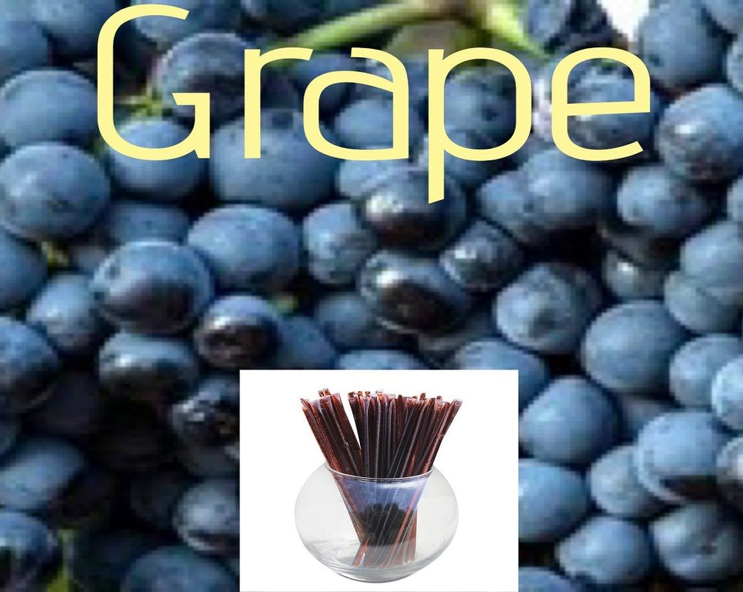 Grape - Flavor Infused, 100% Natural, Raw & Unfiltered Honey Sticks (grape) - Etsy