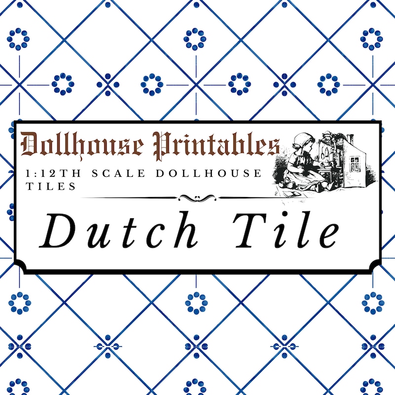 Mini Dutch Tiles - Etsy