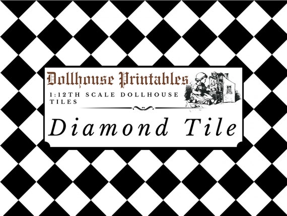 Diamond Checkerboard Floor Patterns