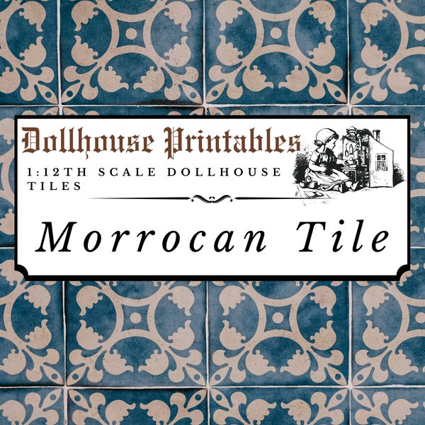 Moroccan Tiles Paper - Etsy