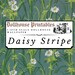 Daisy Stripe Dollhouse 1:12 Scale Wallpaper Digital Download Sheets ...