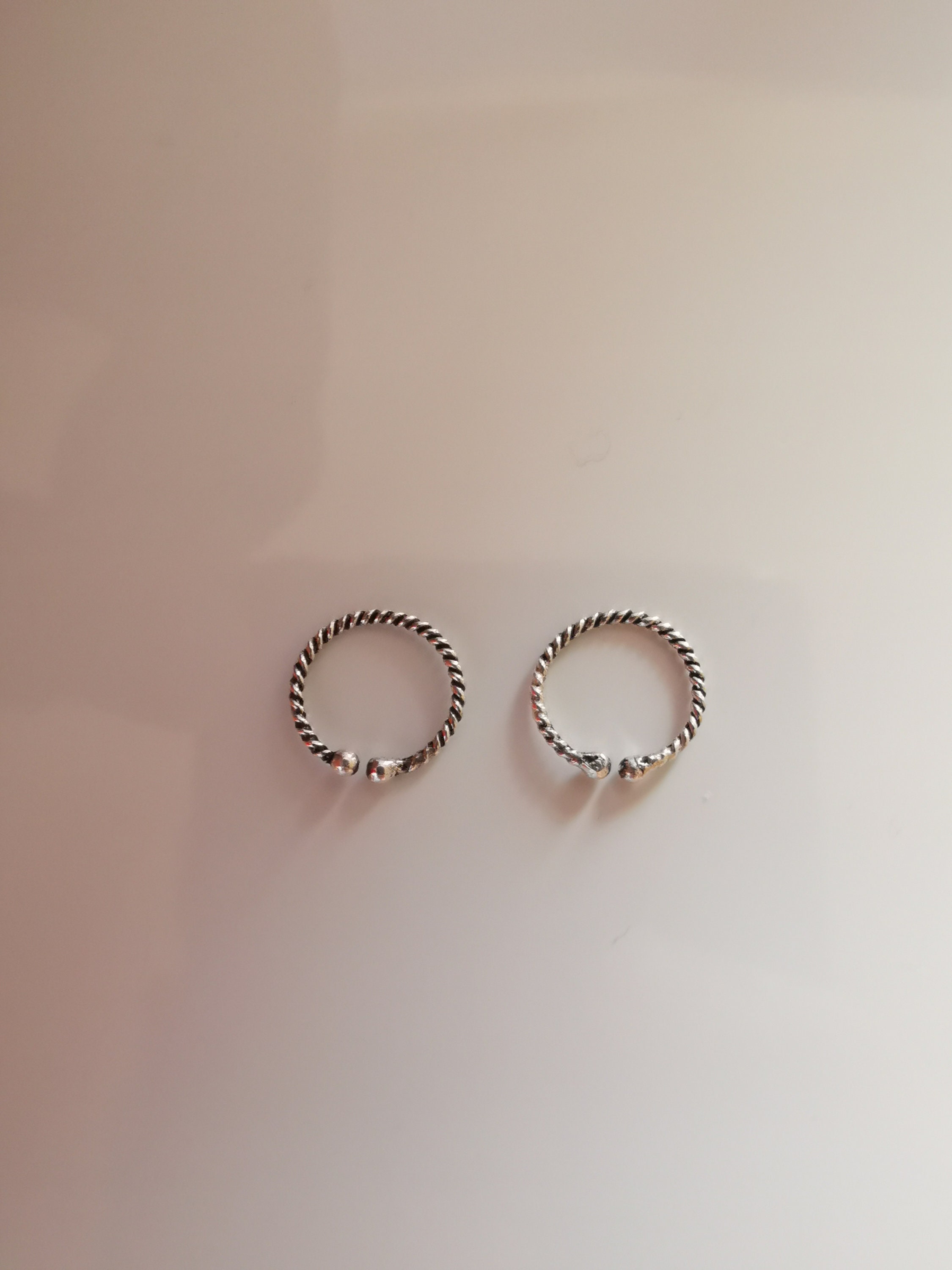 Sterling silver 925 1 pair of nice design hoops for different | Etsy