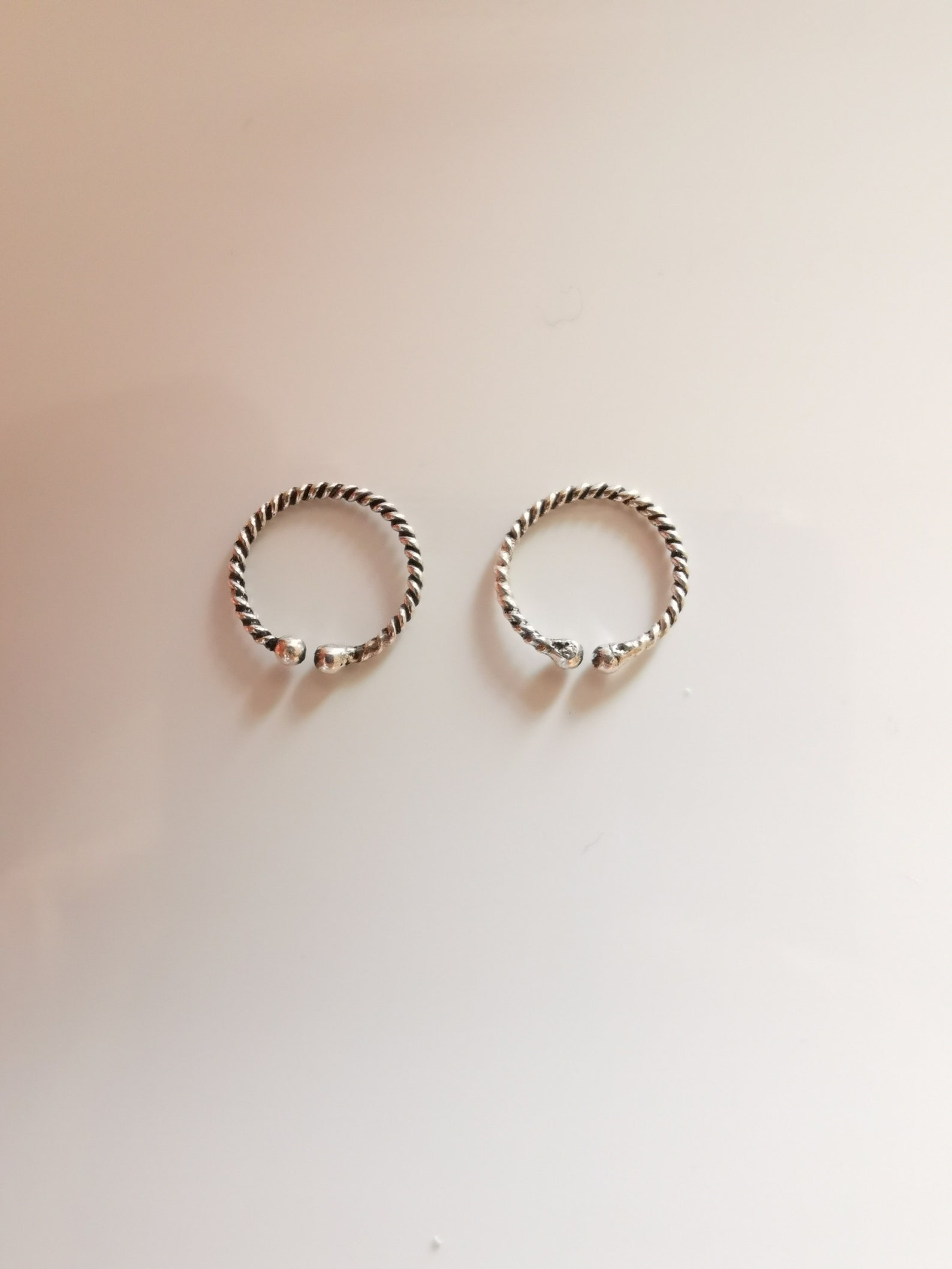 Sterling Silver 925 1 Pair of Nice Design Hoops for Different - Etsy