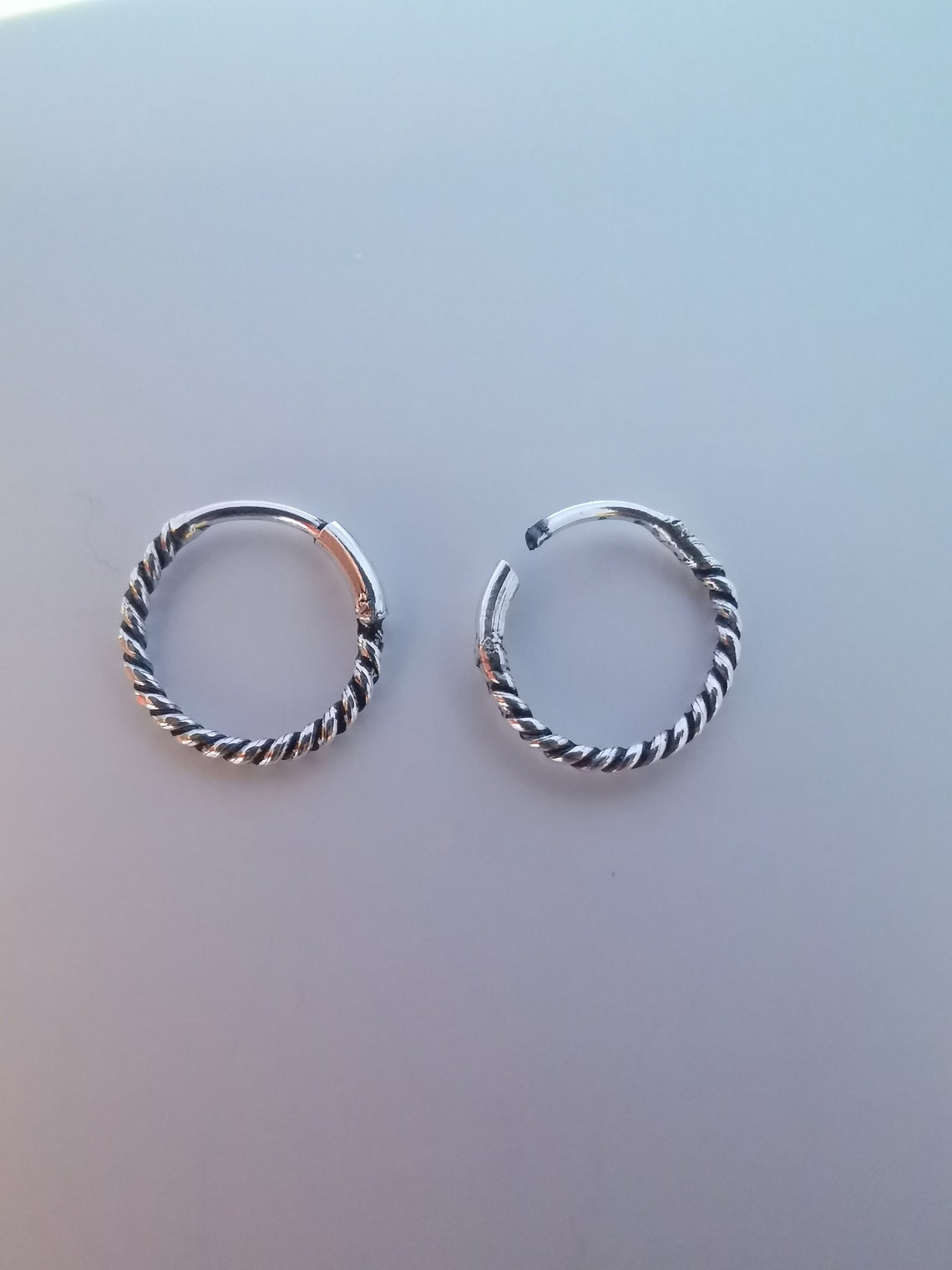 Sterling Silver 925 1 Pair of Nice Design Hoops for Different - Etsy