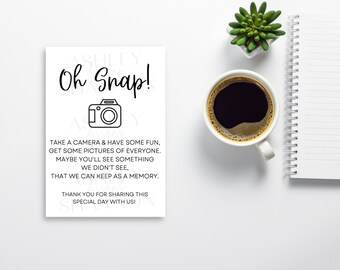 Disposable Camera Wedding Sign - Etsy