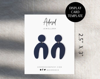 Custom Earring Cards - Etsy