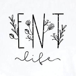 ENT Life svg & clip art Ear Nose Throat svg otolaryngology | Etsy