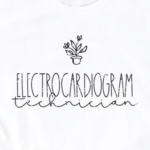 EKG Tech Svg & Clip Art CET Electrocardiogram Technician - Etsy