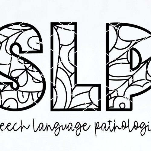 Speech Language Pathologist SVG SLP Cut File Speech - Etsy