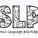 SLP Speech Language Pathologist Svg & Clip Art Mandala Speech - Etsy
