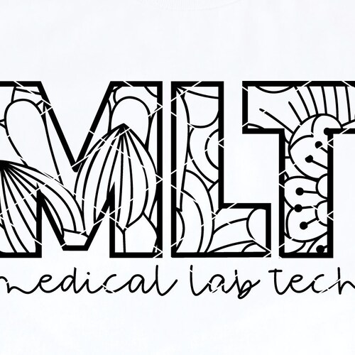 Medical Lab Tech Svg Cut File Png Dxf Mandala Laboratory - Etsy