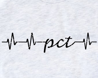 Ekg Tech Badge Svg - Etsy