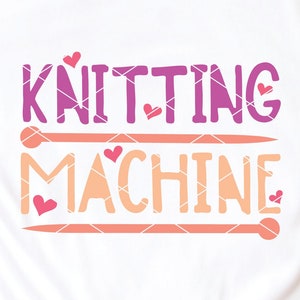 Knitting Machine SVG & Clip Art Knitting Svg Yarn Svg Knitting - Etsy