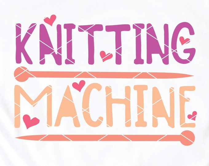 Knitting Machine SVG & Clip Art Knitting Svg Yarn Svg Knitting - Etsy