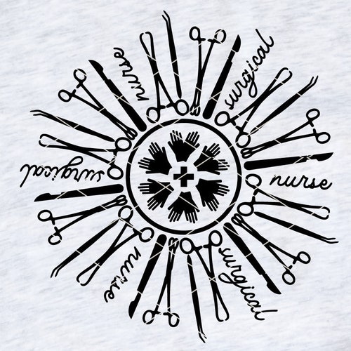 Surgical Technologist Svg Cut File & Clip Art Surgical Tech - Etsy