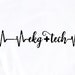 EKG Tech Heartbeat Svg & Clip Art Telemetry Tech EKG - Etsy