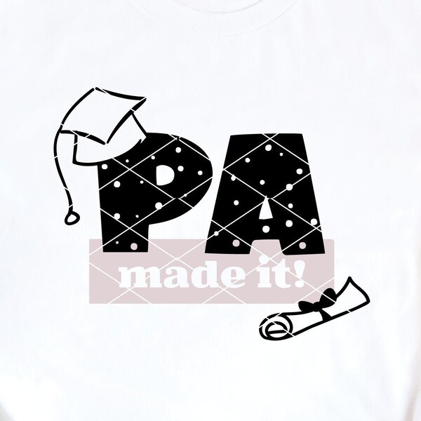 Physician Assistant Grad Card - Etsy