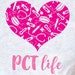 PCT Svg & Clip Art PCT Life Svg Patient Care Technician Scrub Life Dxf ...