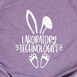 Easter Bunny Lab Tech Svg & Clip Art Laboratory Technician Technologist ...