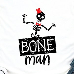 Bone Man Svg & Clip Art Cut File Radiology X-ray Tech Radiologic Tech ...