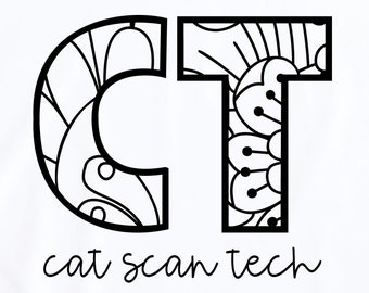 Ct Technologist Svg - Etsy