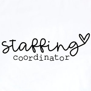 Staffing Coordinator Svg Cut File Png Dxf Clinic Hospital Hand - Etsy