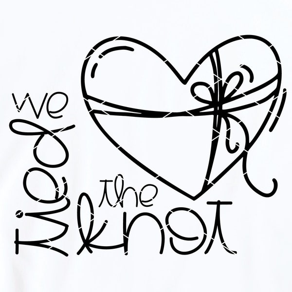 Tied the Knot Svg - Etsy