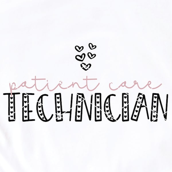 Patient Care Technician Png - Etsy