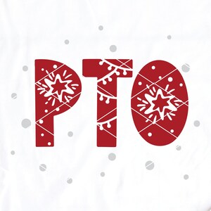 Christmas PTO Svg Cut File Png Dxf Parent Teacher Organization Xmas ...