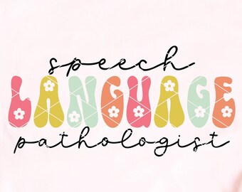 Speech Therapist Svg & Clip Art SLP Speech Language - Etsy