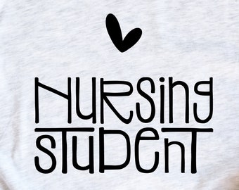 Nursing Student SVG - Etsy