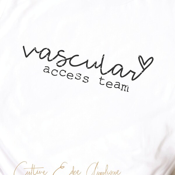 Vascular Access Team Svg - Etsy