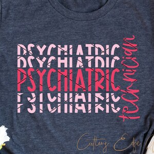 Psychiatric Technician Svg Cut File Mental Health Psychiatry Psych ...